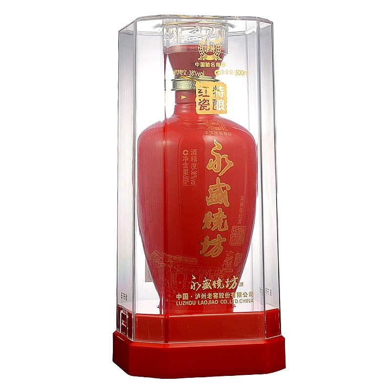 四川泸州老窖永盛烧坊晶装红瓷特酿口感浓香型38度白酒500ml单瓶装价格图表 口感 评测 真假鉴别 多少钱一瓶 香烟网